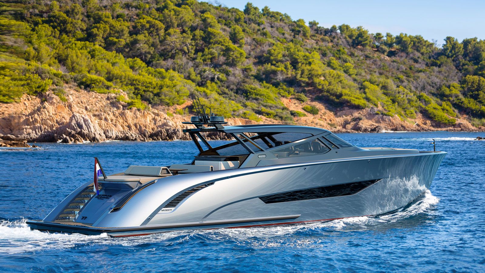 First 23.5m Wajer 77 superyacht approaches launch